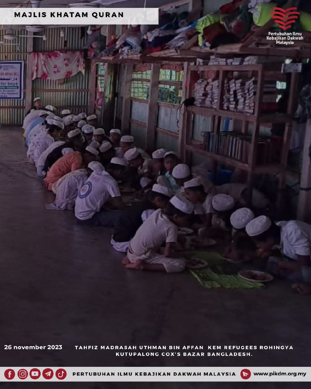 Majlis Khatam Quran 17 Pelajar Tahfiz Madrasah Uthman bin Affan Kem ...