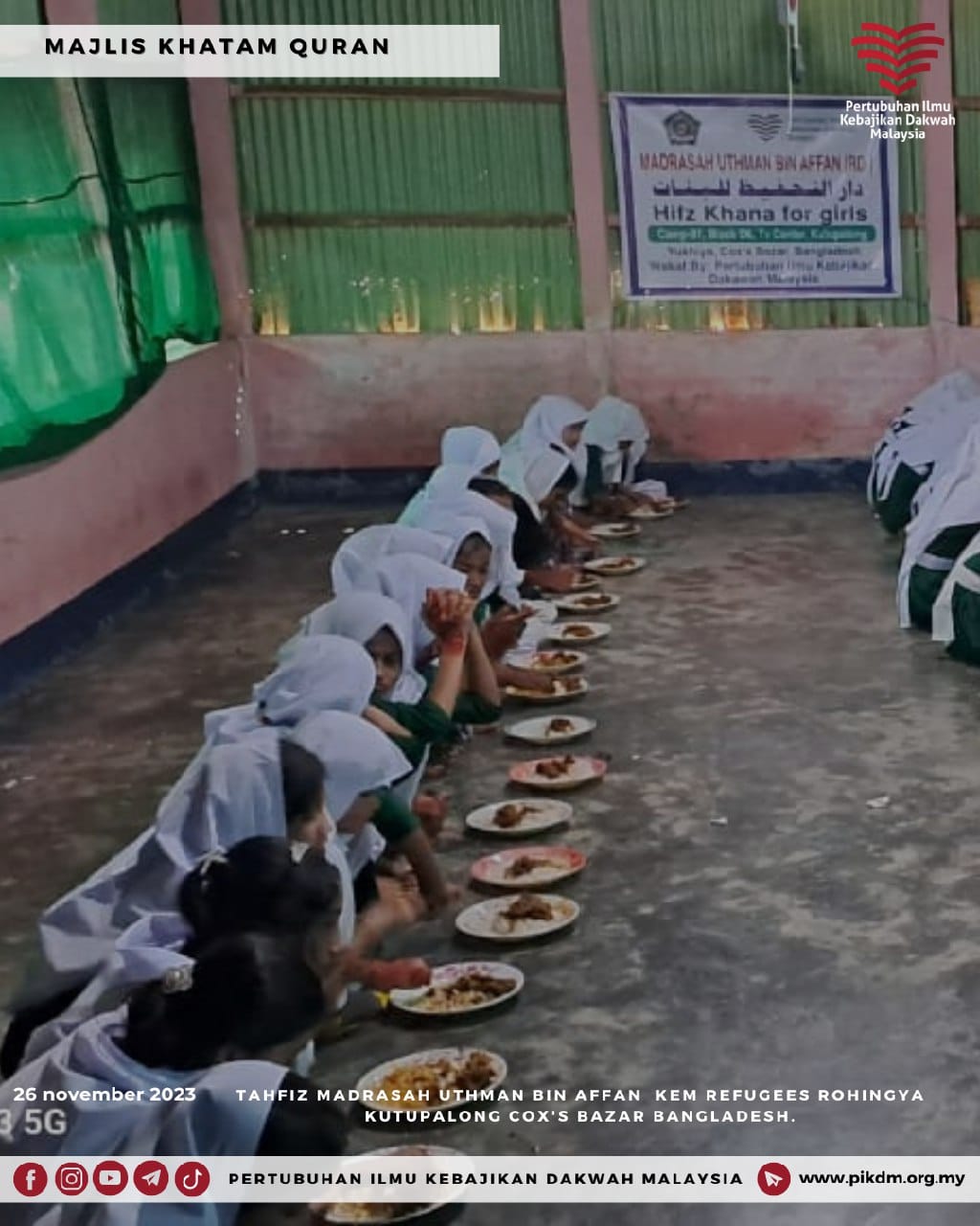 Majlis Khatam Quran 17 Pelajar Tahfiz Madrasah Uthman bin Affan Kem ...