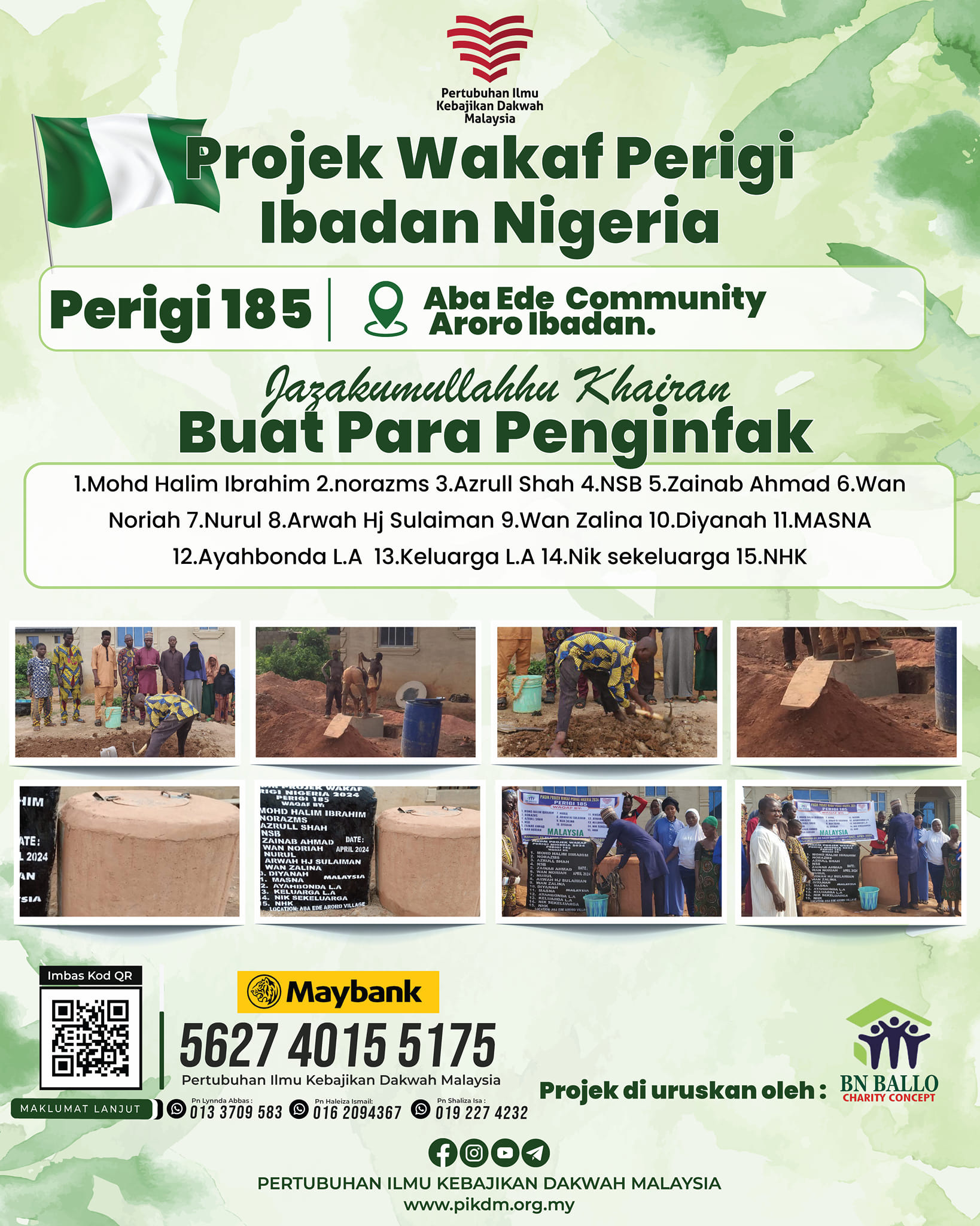 PIKDM Projek Perigi Nigeria – Pertubuhan Ilmu Kebajikan Dakwah Malaysia
